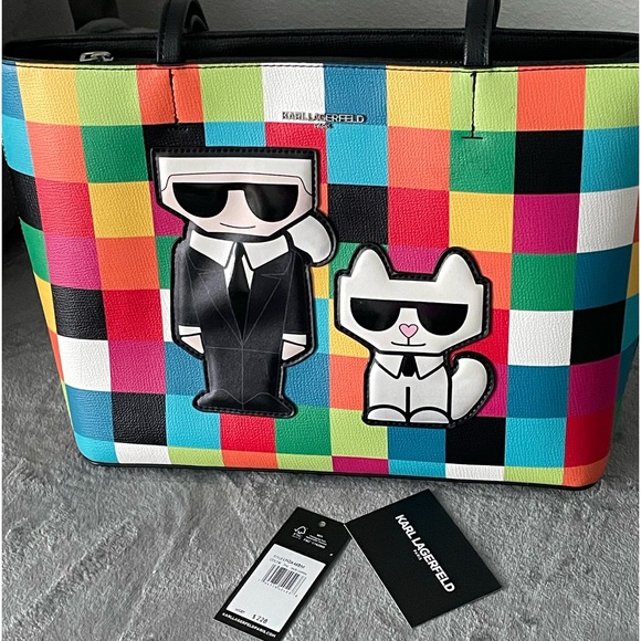 Karl Lagerfeld | Bags | Nwt Karl Lagerfeld Maybelle Paris Patchwork ...